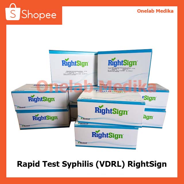 Jual Alat Test Syphilis VDRL Device RightSign Test Sipilis Cassette ...