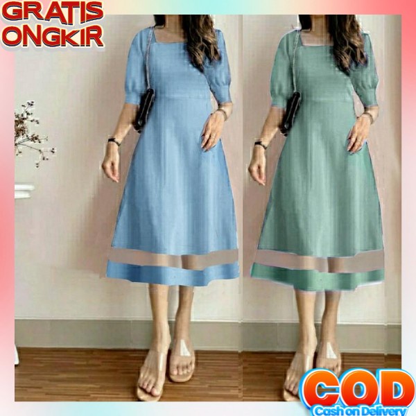 Jual Gaun Pendek Party Drees Lengan Pendek Mini Dress Pendek Selutut Baju Wanita Pesta Kondangan ...