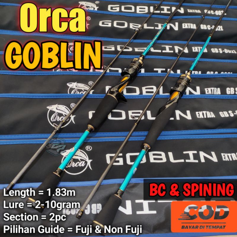 Jual Joran Casting Orca Goblin BC dan Spining | Shopee Indonesia
