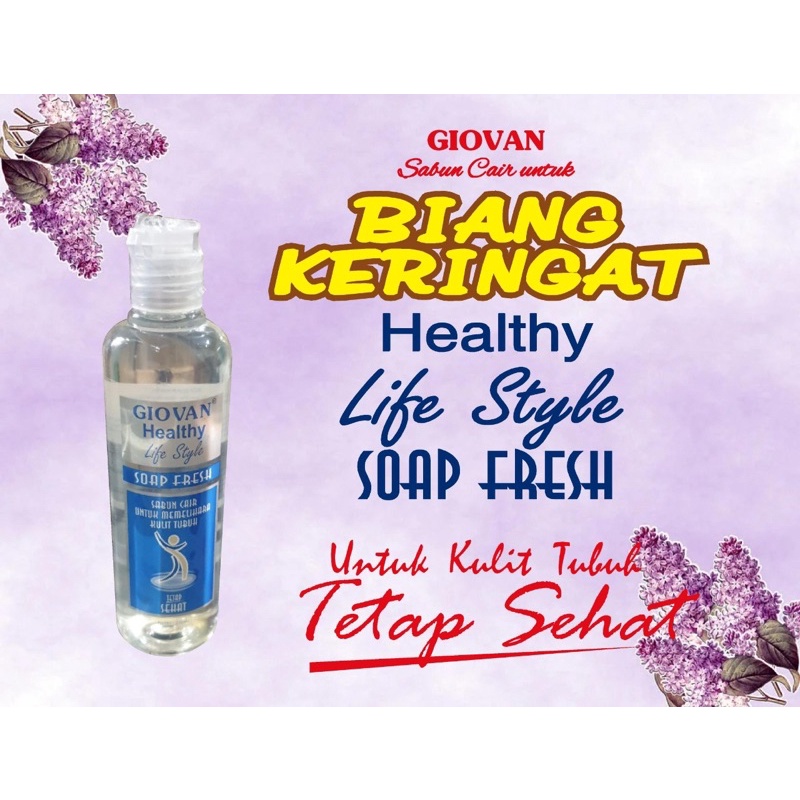 Jual Sabun GIOVAN botol besar Soap fresh healthy life syle 250mili ...