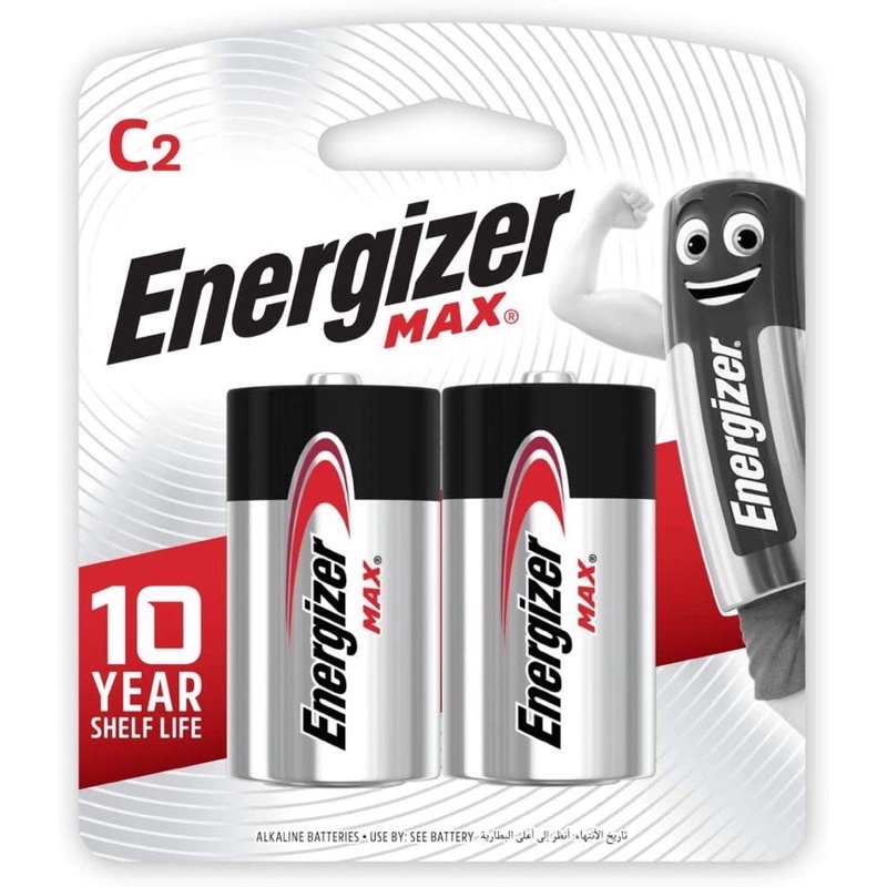 Jual Baterai Energizer Max C2 BP2 E93 1.5V Alkaline batteries / battery ...