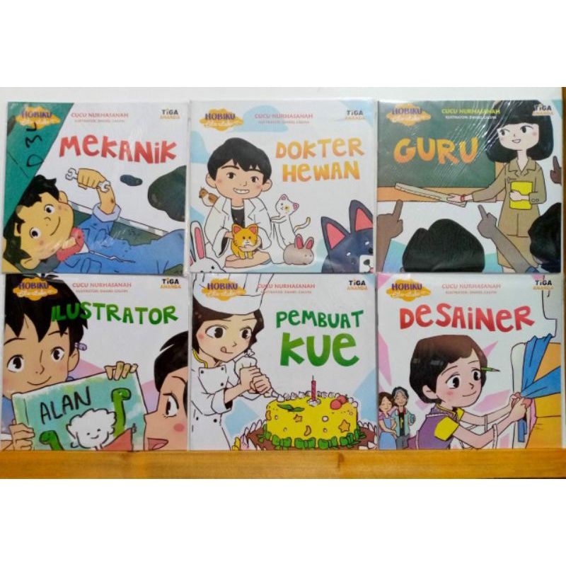 Jual Seri Cita Citaku Hobiku - Mekanik, Dokter Hewan, Guru, Ilustrator ...