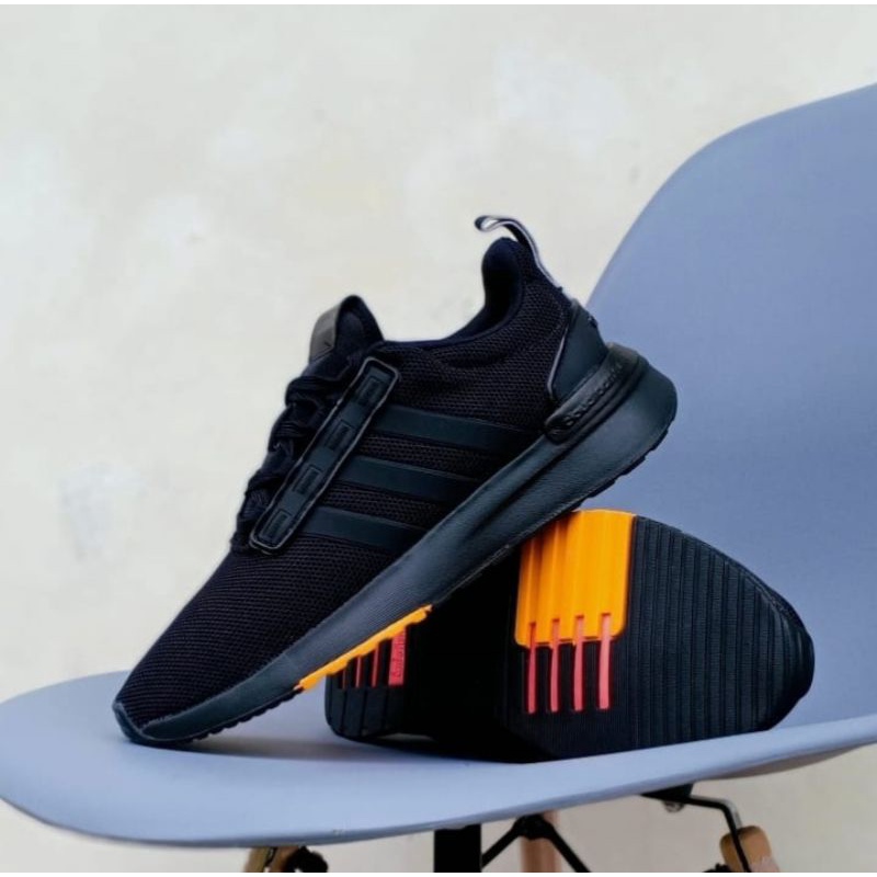 Jual Sepatu Running Adidas Original Pria TR21 Full Black | Shopee Indonesia