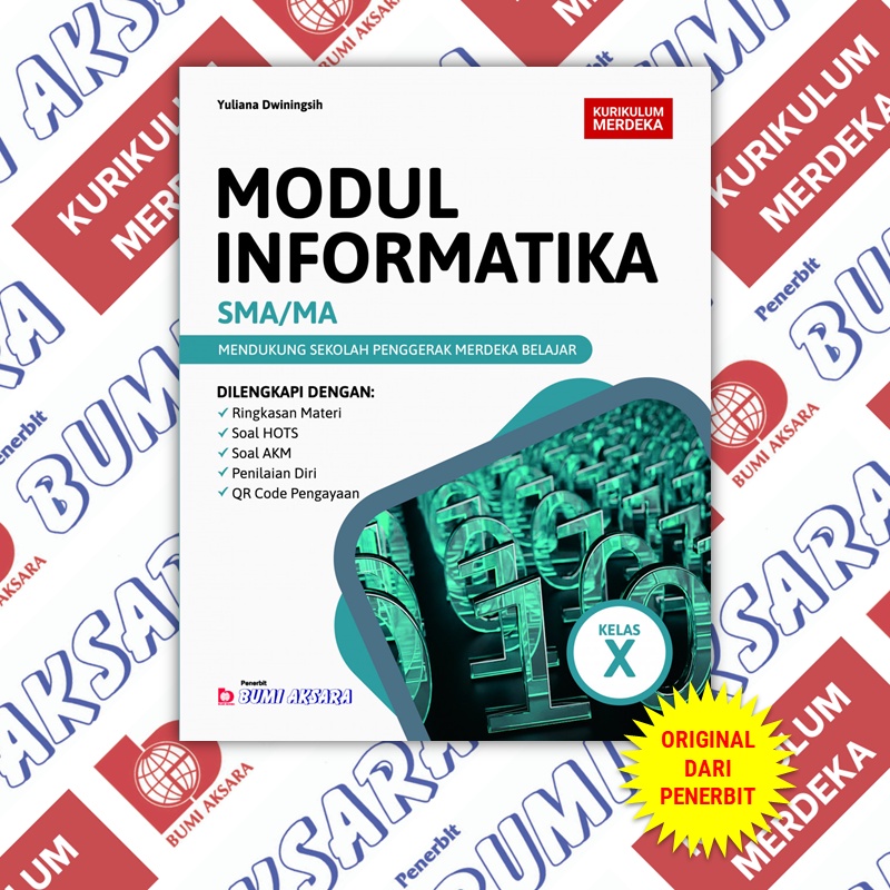 Jual Modul Informatika Kelas X SMA MA Kurikulum Merdeka Bumi Aksara ...