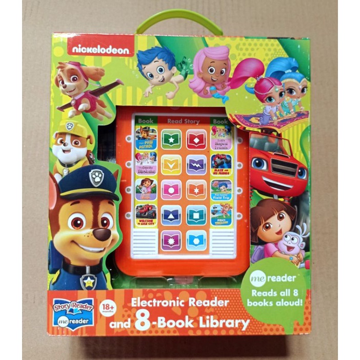 Jual Nickelodeon Me Reader Electronic Reader and 8-Book Library: Reads ...