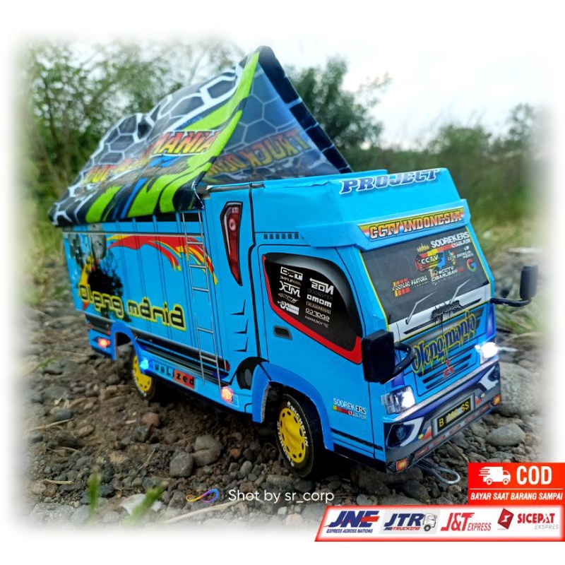Jual MINIATUR TRUK OLENG FULL VARIASI Lampu ,Terpal ,Oleng | Shopee Indonesia