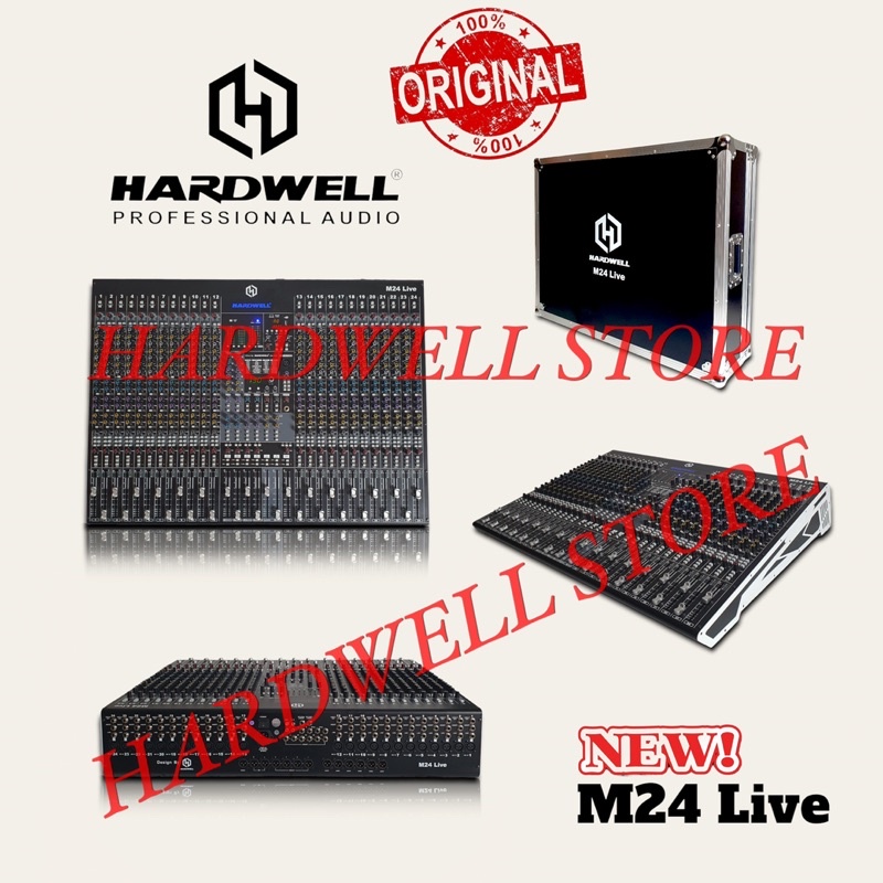Jual Mixer Audio 24 Channel Hardwell M 24 LIVE / M24LIVE / M24 LIVE ...