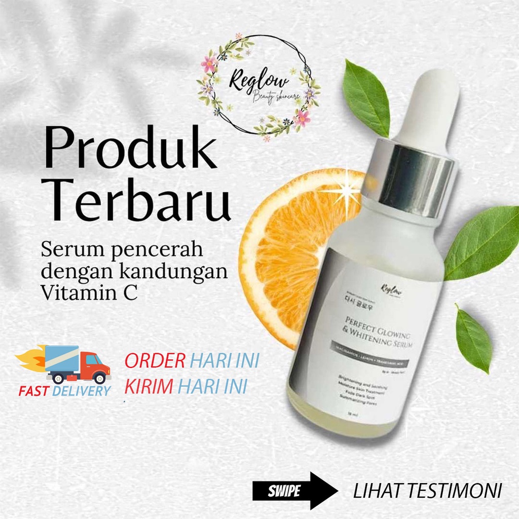 Jual SERUM REGLOW PERFECT GLOWING AND WHITENING SERUM - SERUM WAJAH ...