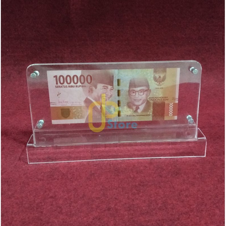Jual Frame Uang Kertas Akrilik/frame acrylic | Shopee Indonesia