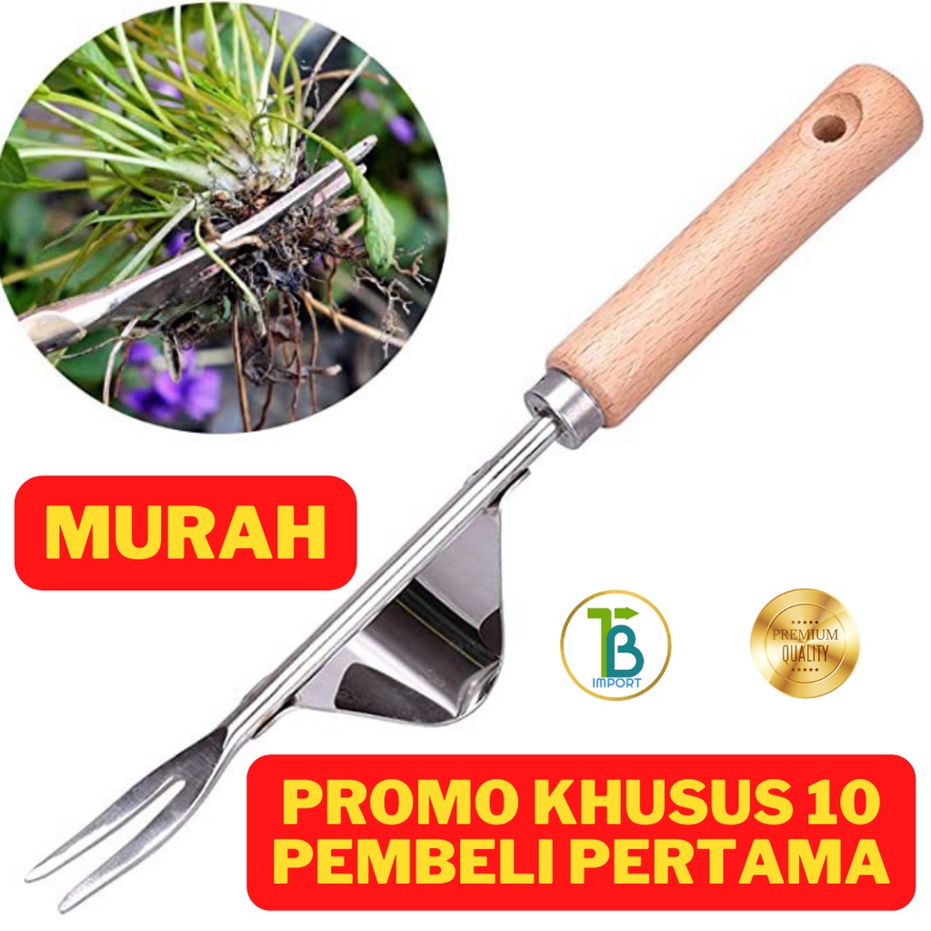 Jual Alat Pencabut Rumput Liar Akar Tanaman Garpu Pembersih Manual ...