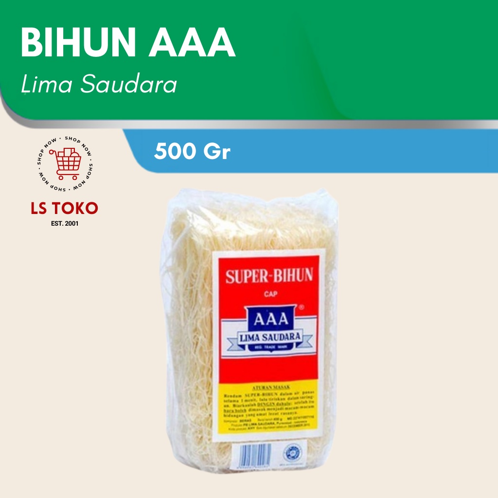 Jual Bihun AAA Lima saudara | Shopee Indonesia
