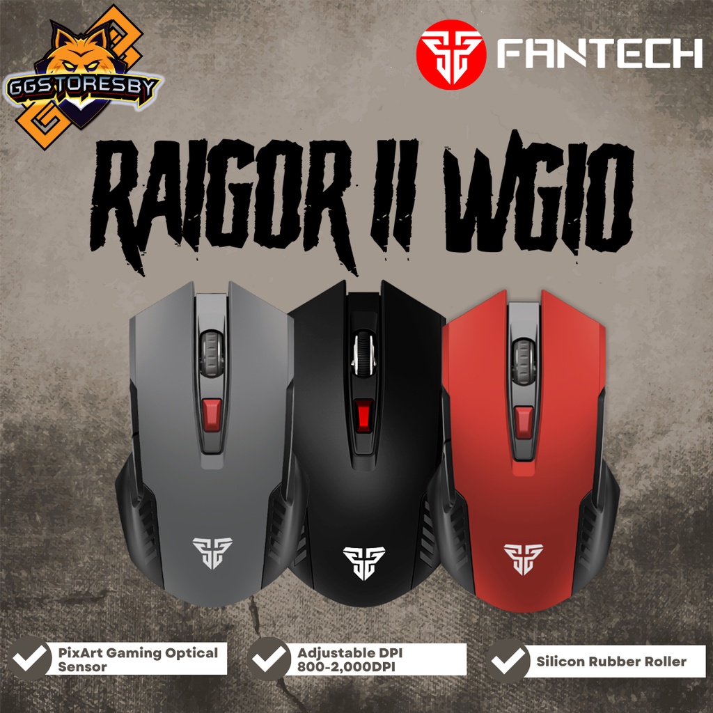 Jual FANTECH RAIGOR II WG10 WIRELESS Gaming Mouse | Shopee Indonesia