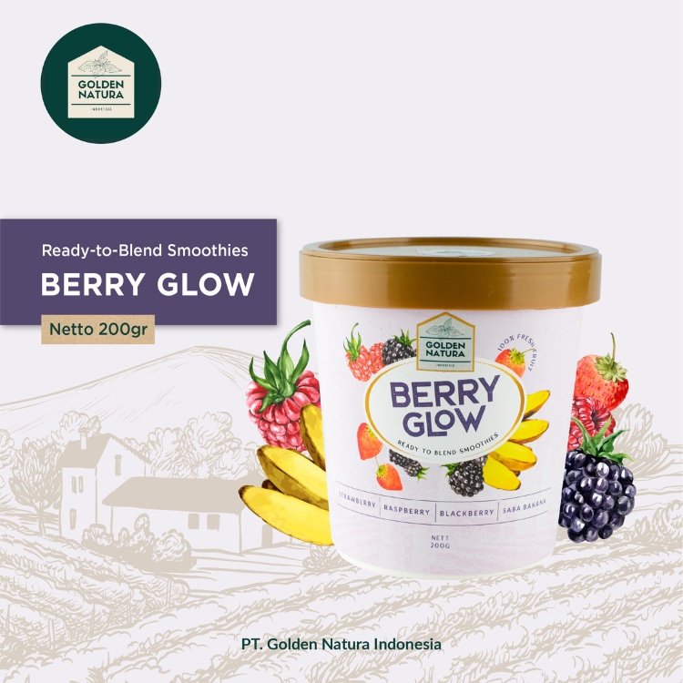 Jual Golden Natura Indonesia - Premium Ready-to-Blend Berry Glow ...