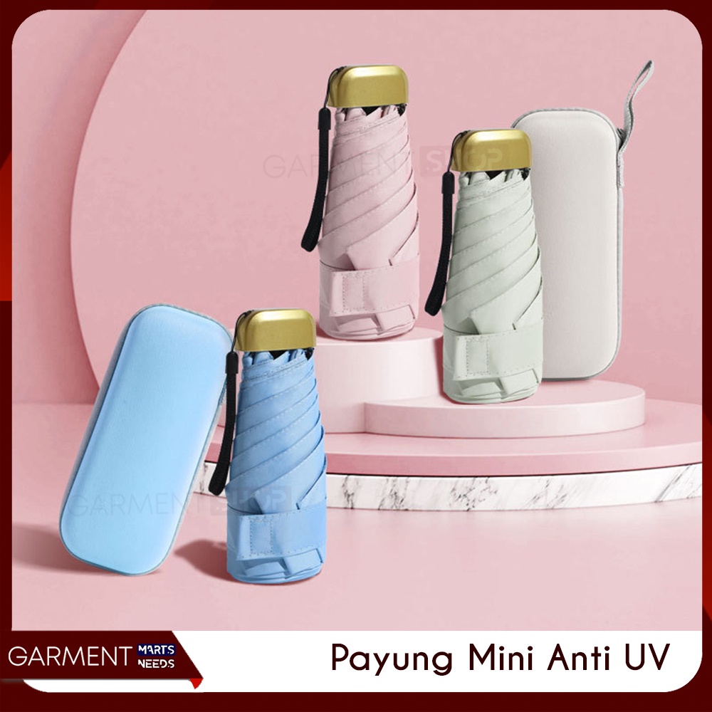 Jual Payung Lipat Mini Super Kecil Premium Kualitas Bagus Tahan Panas ...