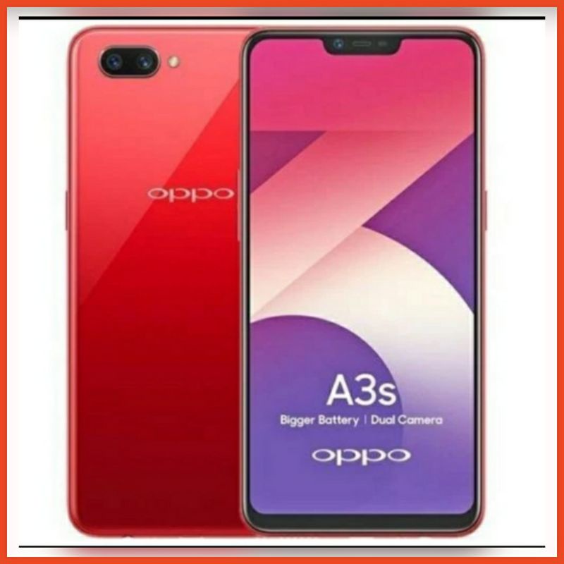 Jual Oppo A3s 4/64GB Secondhand Red & grey | Shopee Indonesia