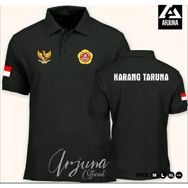 Jual KAOS KERAH POLO GARUDA KARANG TARUNA INDONESIA // BAJU KARANG TARUNA | Shopee Indonesia