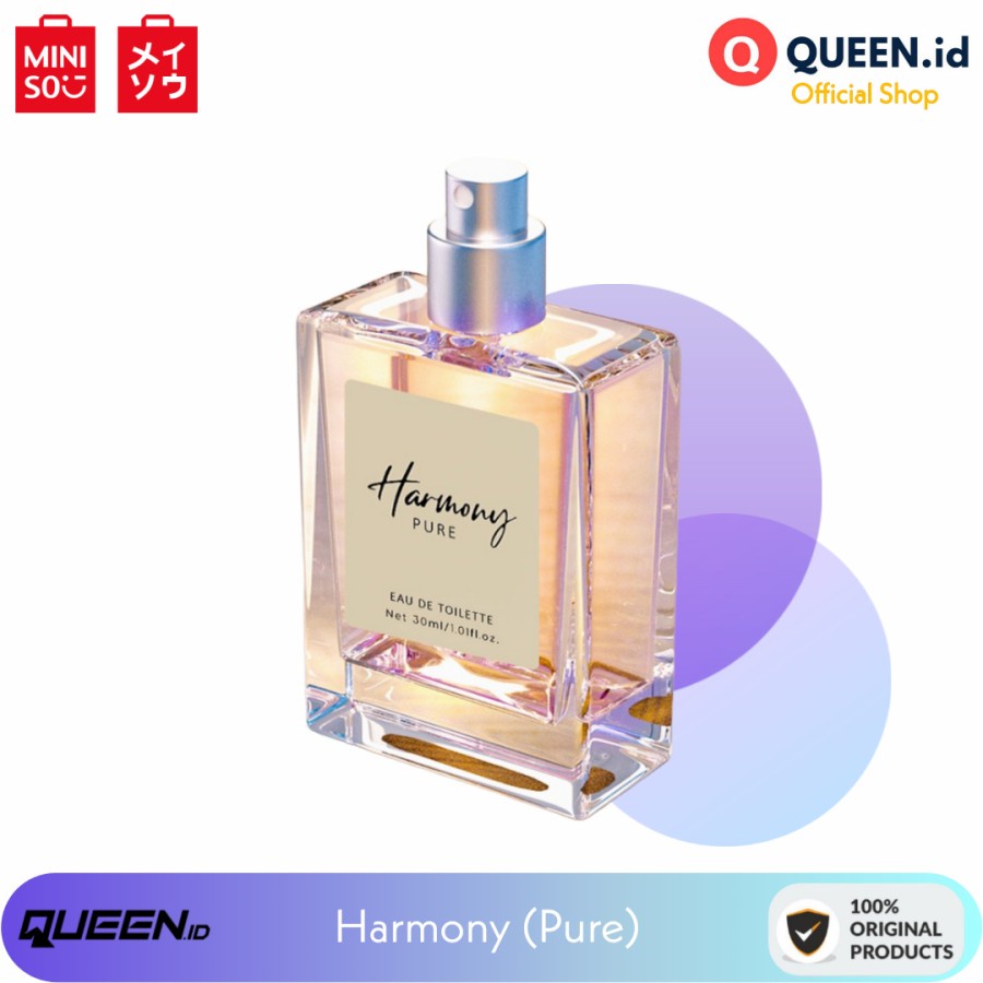 Jual Miniso Harmony PURE 30ml - Eau de Toilette EDT Parfum Perfume ...