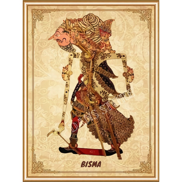 Jual Poster Wayang Kulit Jawa Bisma Untuk Hiasan Dinding Sebagai Pajangan atau Wall Decor Gambar ...