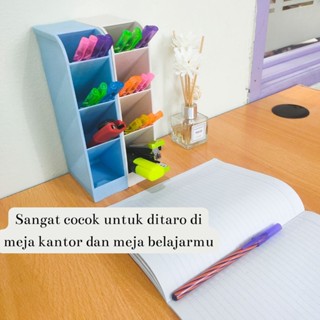 Jual Rak Pensil Pulpen PEN HOLDER di Meja Belajar Kantor Tempat Alat ...