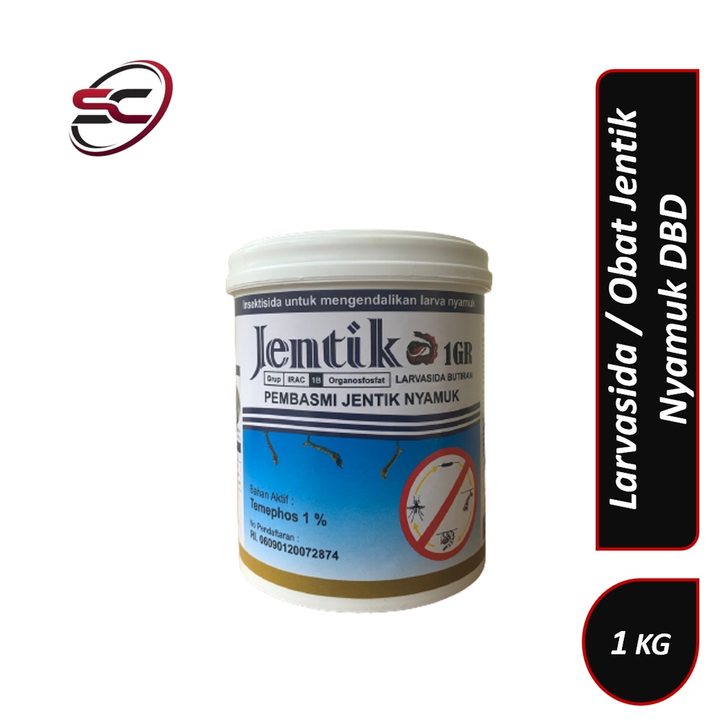 Jual JENTIKA 1 GR Kemasan 1 KG - Larvasida / Obat Jentik Nyamuk DBD ...