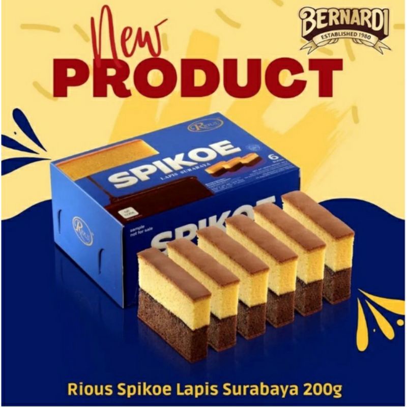 Jual RIOUS SPIKOE LAPIS SURABAYA 200 gram isi 6 SLICE | Shopee Indonesia