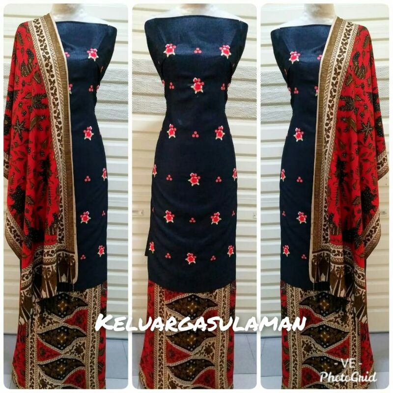 Jual bahan baju kurung basiba mix batik tanah liek | Shopee Indonesia