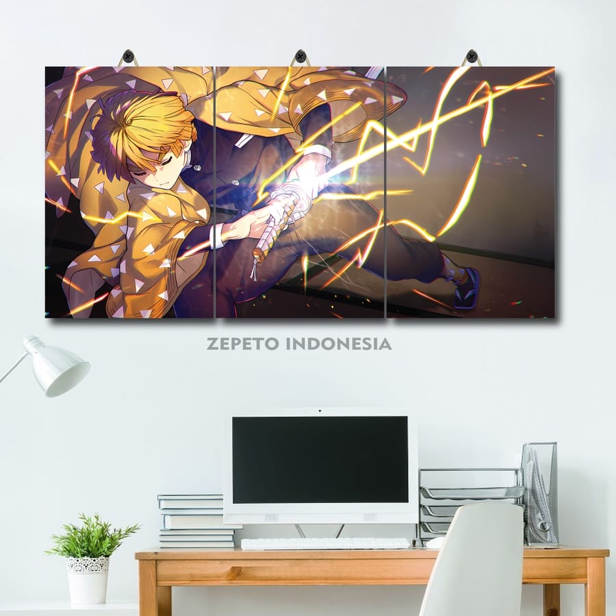 Jual 21-40 DEKORASI KAMAR ANIME KIMETSU NO YAIBA MUGEN TRAIN 60X30 ...