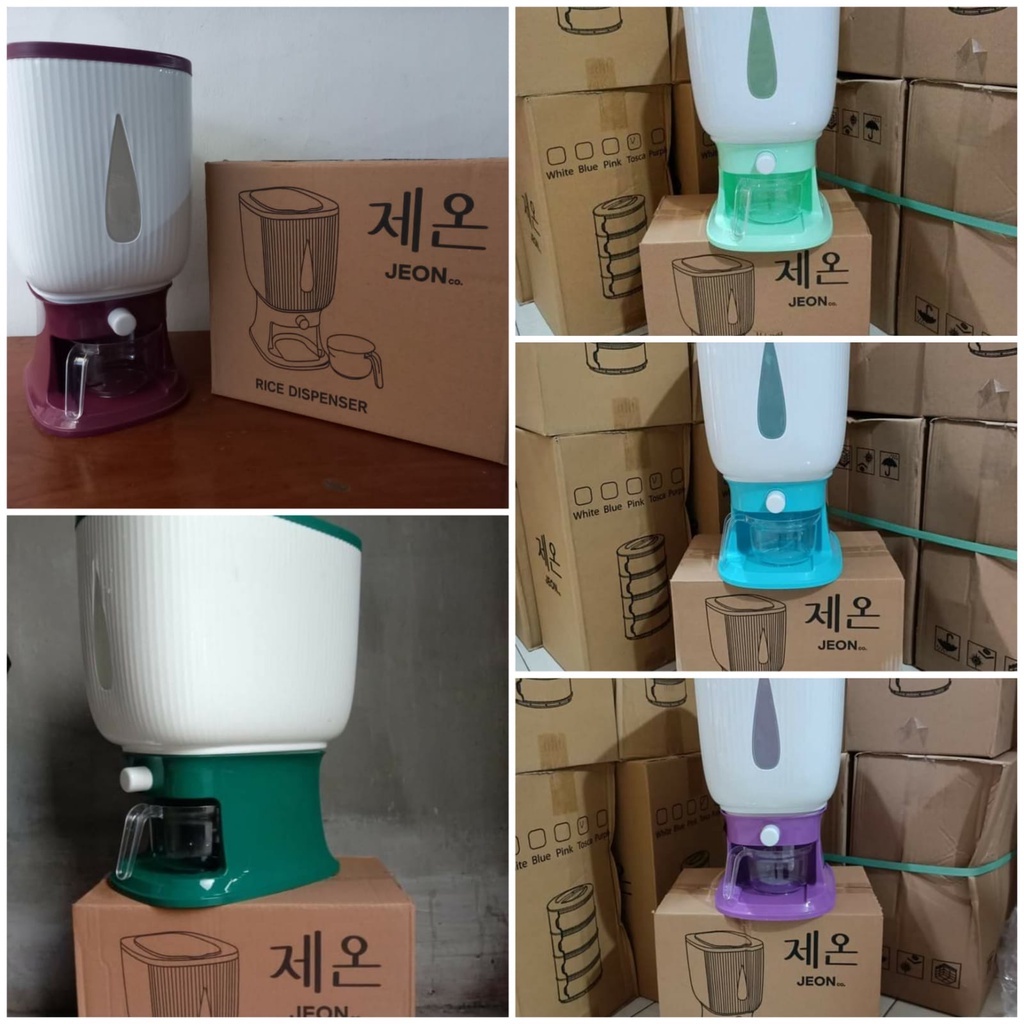 Jual Dispenser Beras 12KG Tempat Penyimpanan Beras Dengan Wadah ...