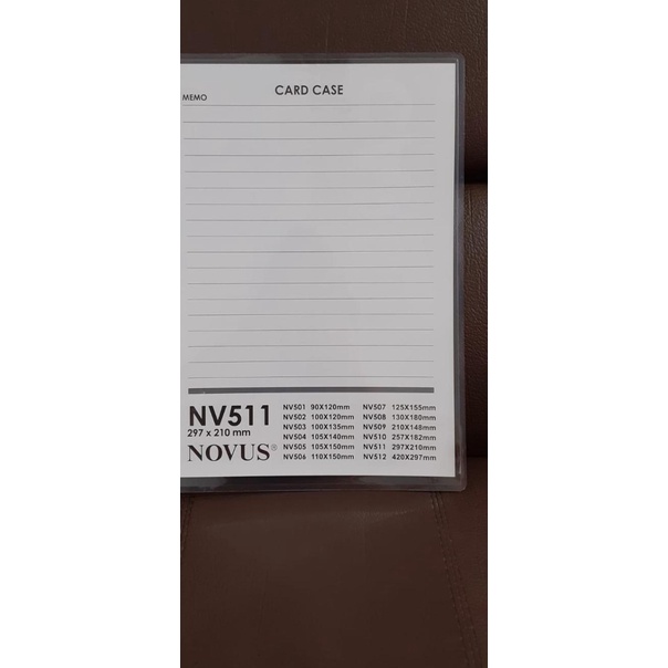 Jual Card Case Novus NV511 A4 / Plastik ID Tebal Uk. A4 | Shopee Indonesia