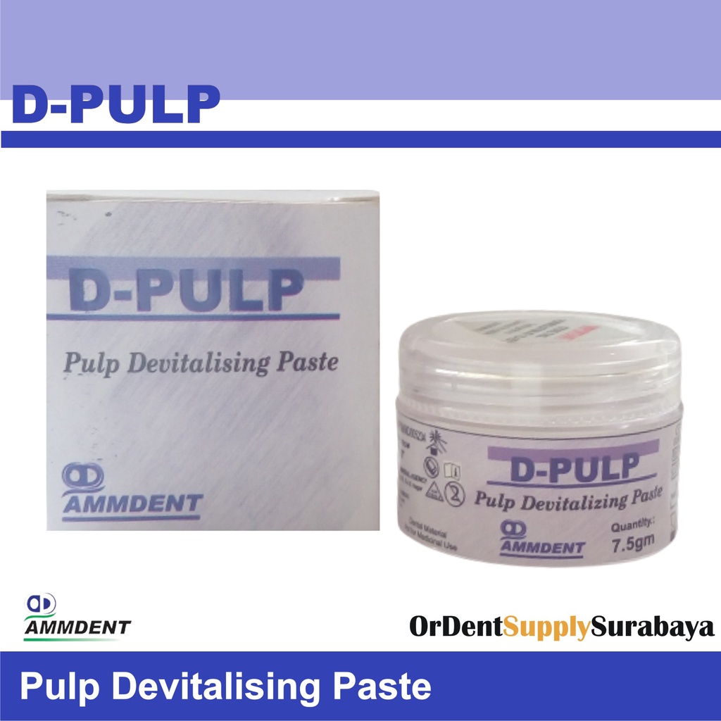Jual Devitalising Pasta Dental D Pulp Devitalisasi non arsen | Shopee ...