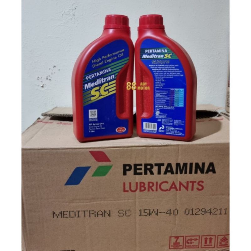 Jual Oil / Oli Meditran SC 1 Liter 15W-40 Diesel / Solar Pertamina ...