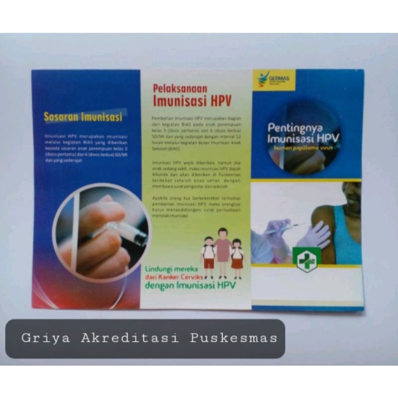 Jual Leaflet Pentinya Imunisasi HPV | Shopee Indonesia