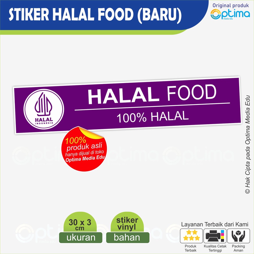 Jual STIKER HALAL FOOD | Shopee Indonesia
