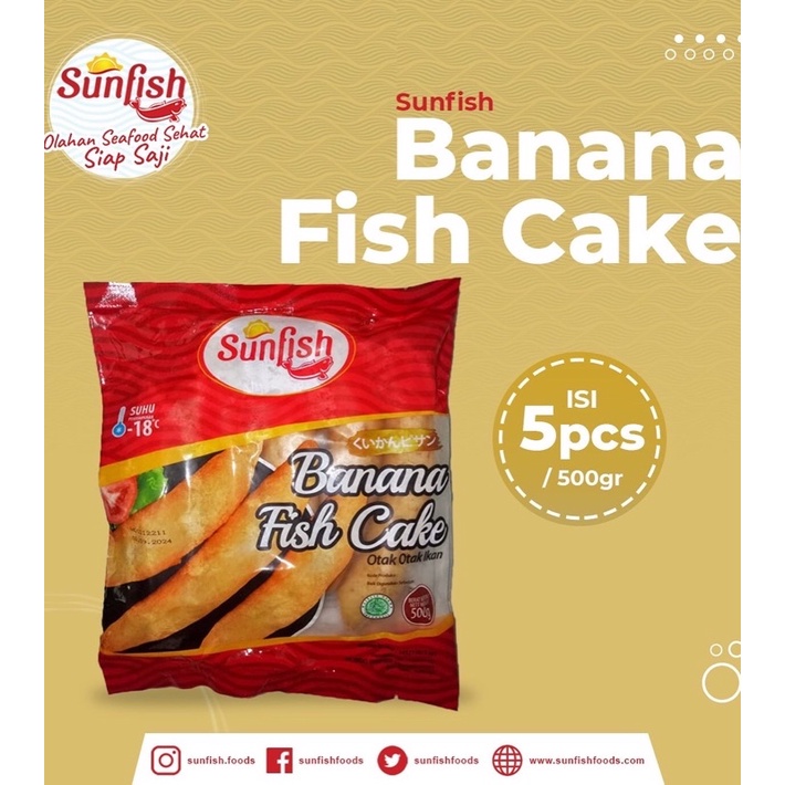Jual sunfish otak otak ikan banana fish cake 500 gr | Shopee Indonesia