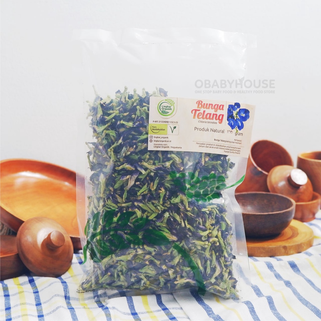 Jual Lingkar Organik Bunga Telang 100 gr | Shopee Indonesia