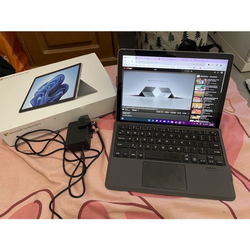 Jual laptop tablet microsoft surface go 3 8/128 pentium gold 6500y ...