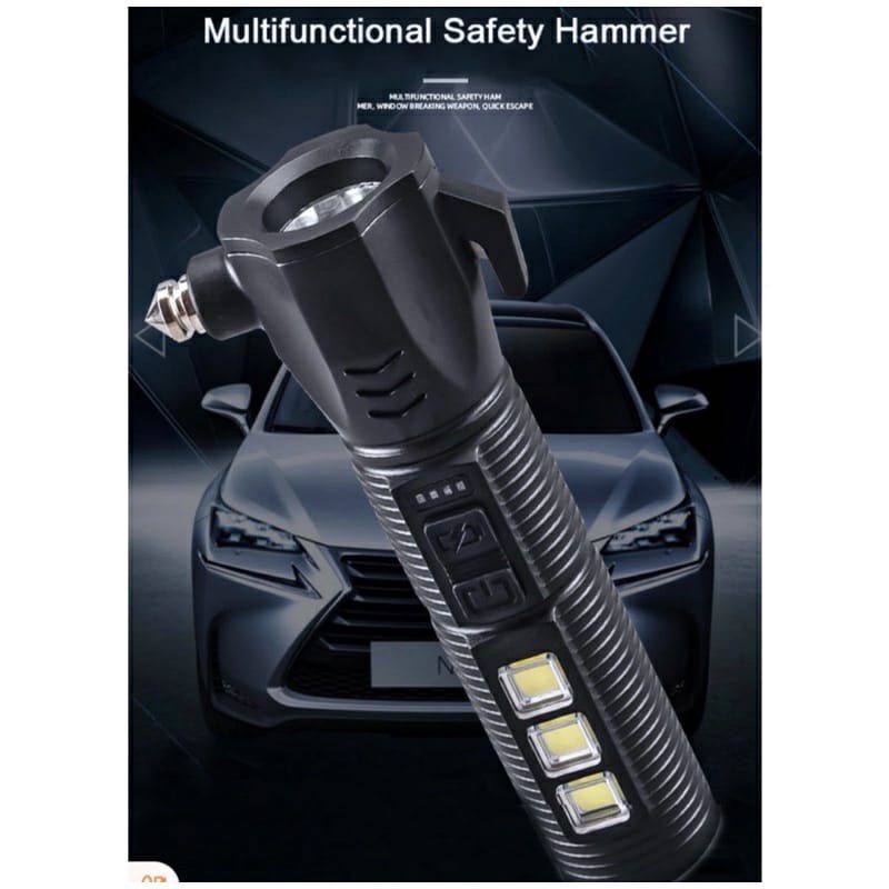 Jual senter pemecah kaca alat pemecah kaca mobil darurat senter selam ...