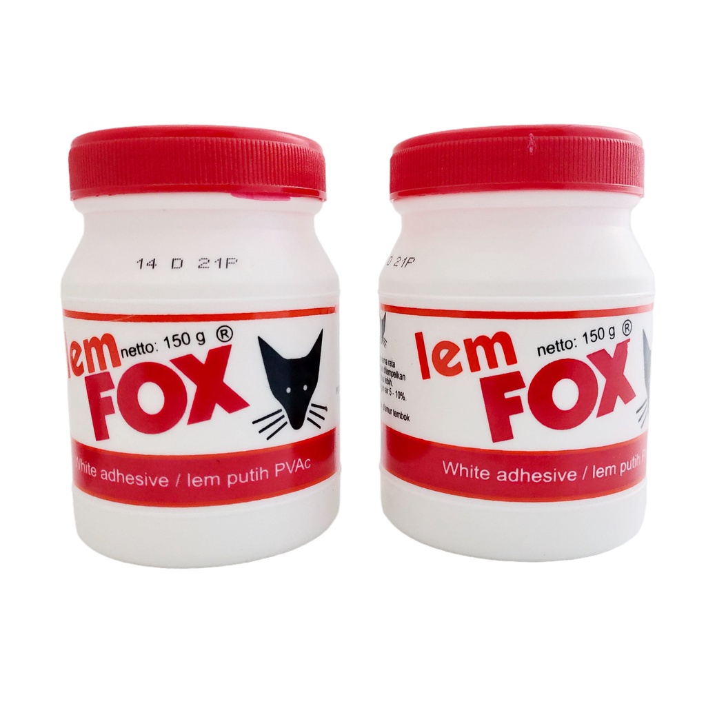 Jual LEM FOX 150 GR 150G FOKS FOK LEM PUTIH CAIR LEM PVAC | Shopee ...