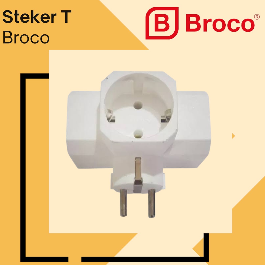 Jual BROCO STEKER T PUTIH 13830 / COLOKAN T ARDE PUTIH BROCO 13830 ...