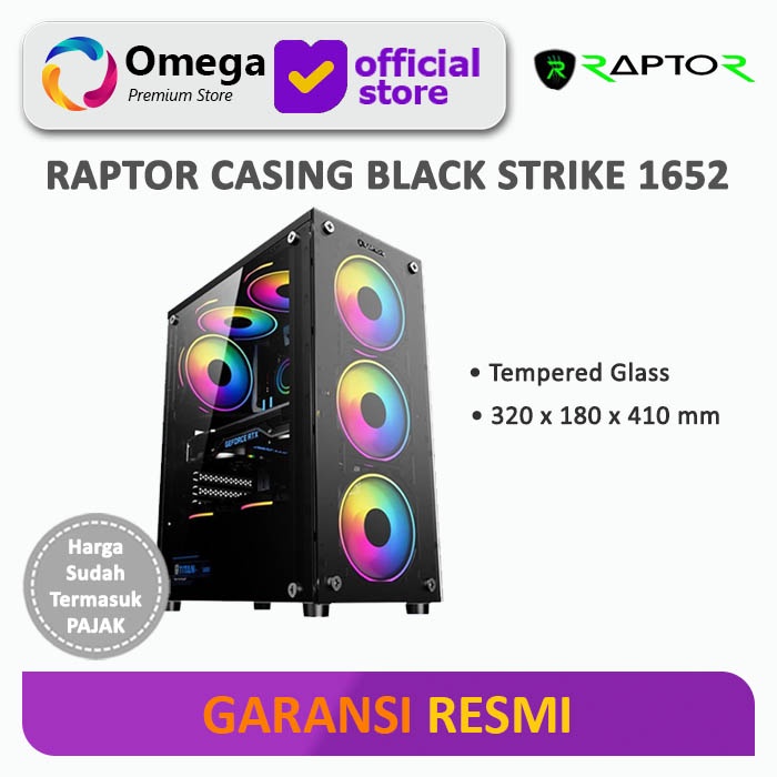 Jual Casing PowerUp Gaming Raptor 1652 | Shopee Indonesia