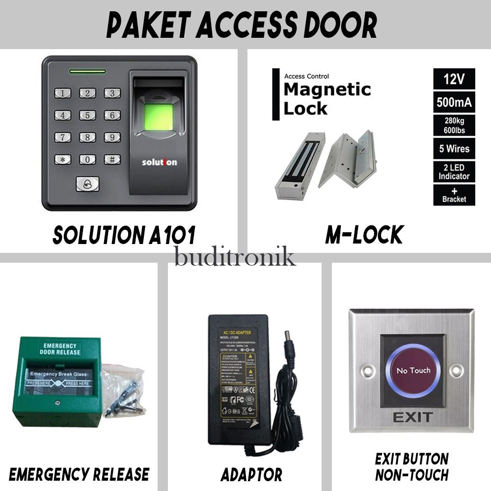 Jual Paket Access Control / Paket Akses Door / Paket Solution A101 | Shopee Indonesia