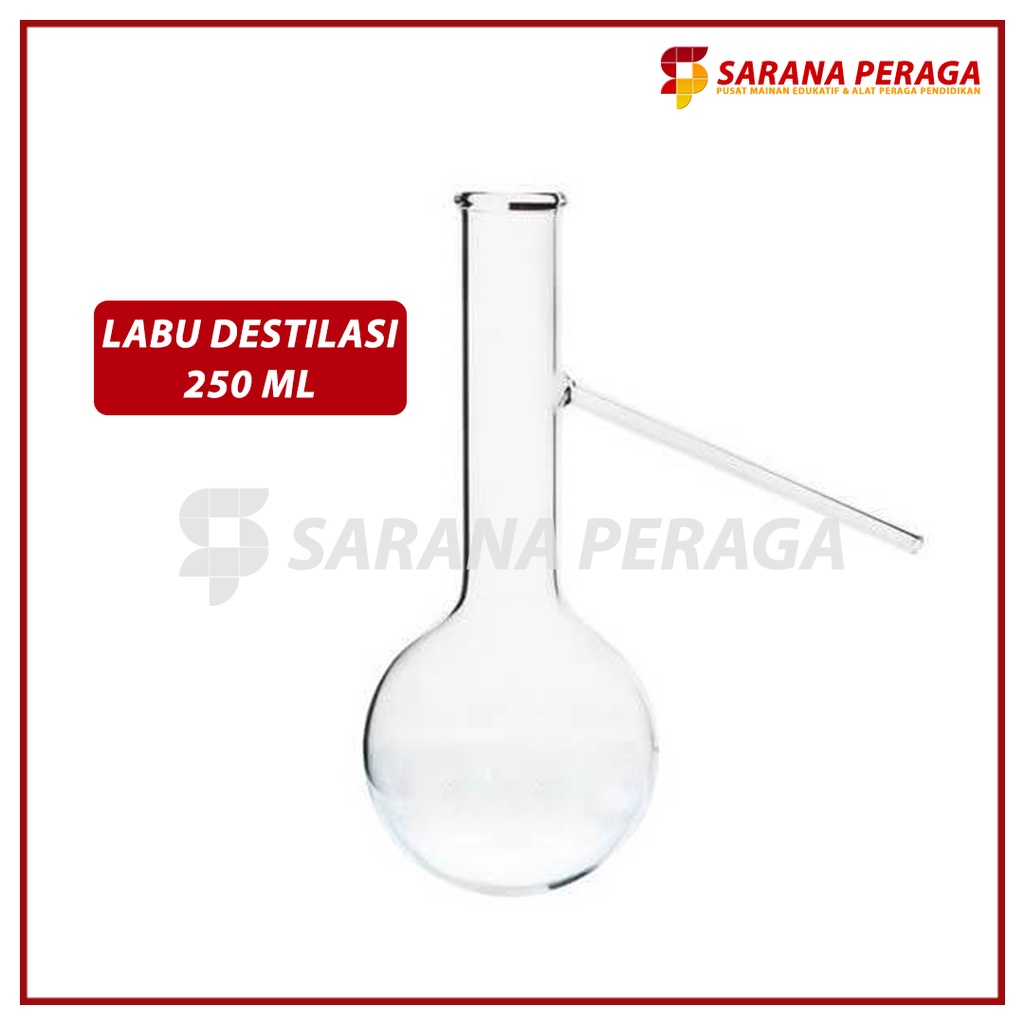 Jual SaranPeraga - Labu Destilasi Kaca 250 ML - Alat Peraga ...