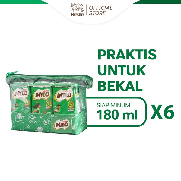 Jual Minuman MILO ACTIV-GO Susu dan Cokelat UHT Multipack [180ml] | Shopee Indonesia