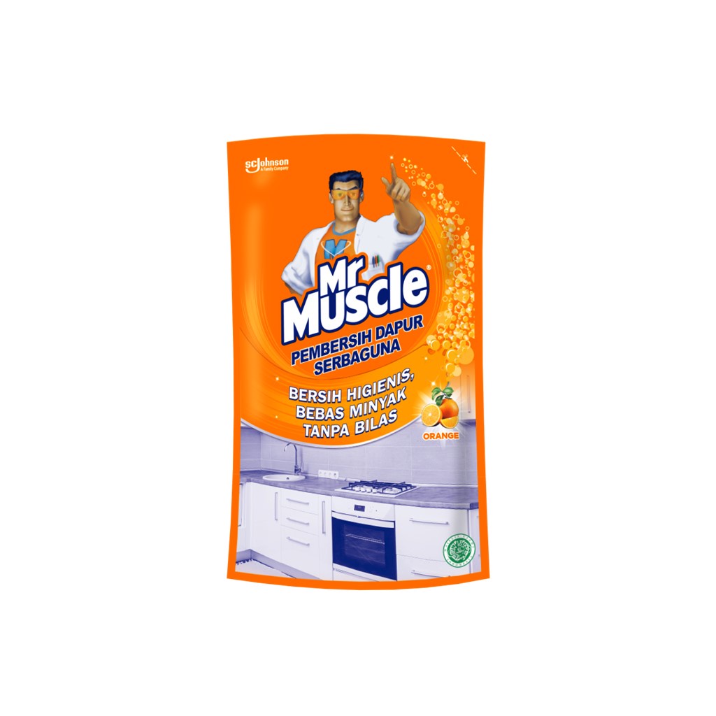 Jual Mr. Muscle Kitchen Orange Pouch 720ml | Shopee Indonesia