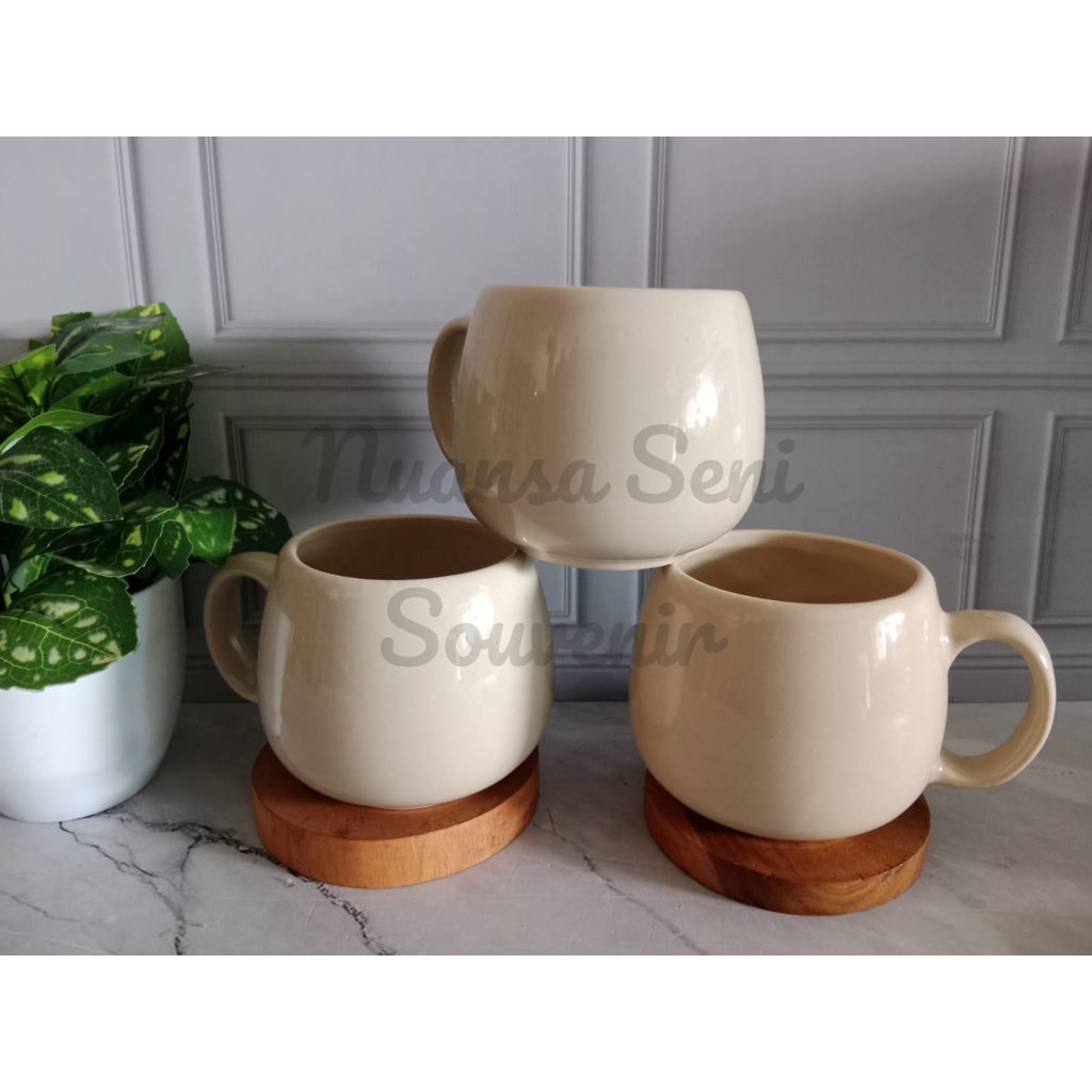 Jual Souvenir Pernikahan Gelas Minum Mug Donat Cangkir Keramik Gelas ...