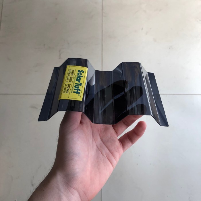 Jual SolarTuff Type Greca Gray 4.00 Meter - Atap Fiber SolarTuff ...