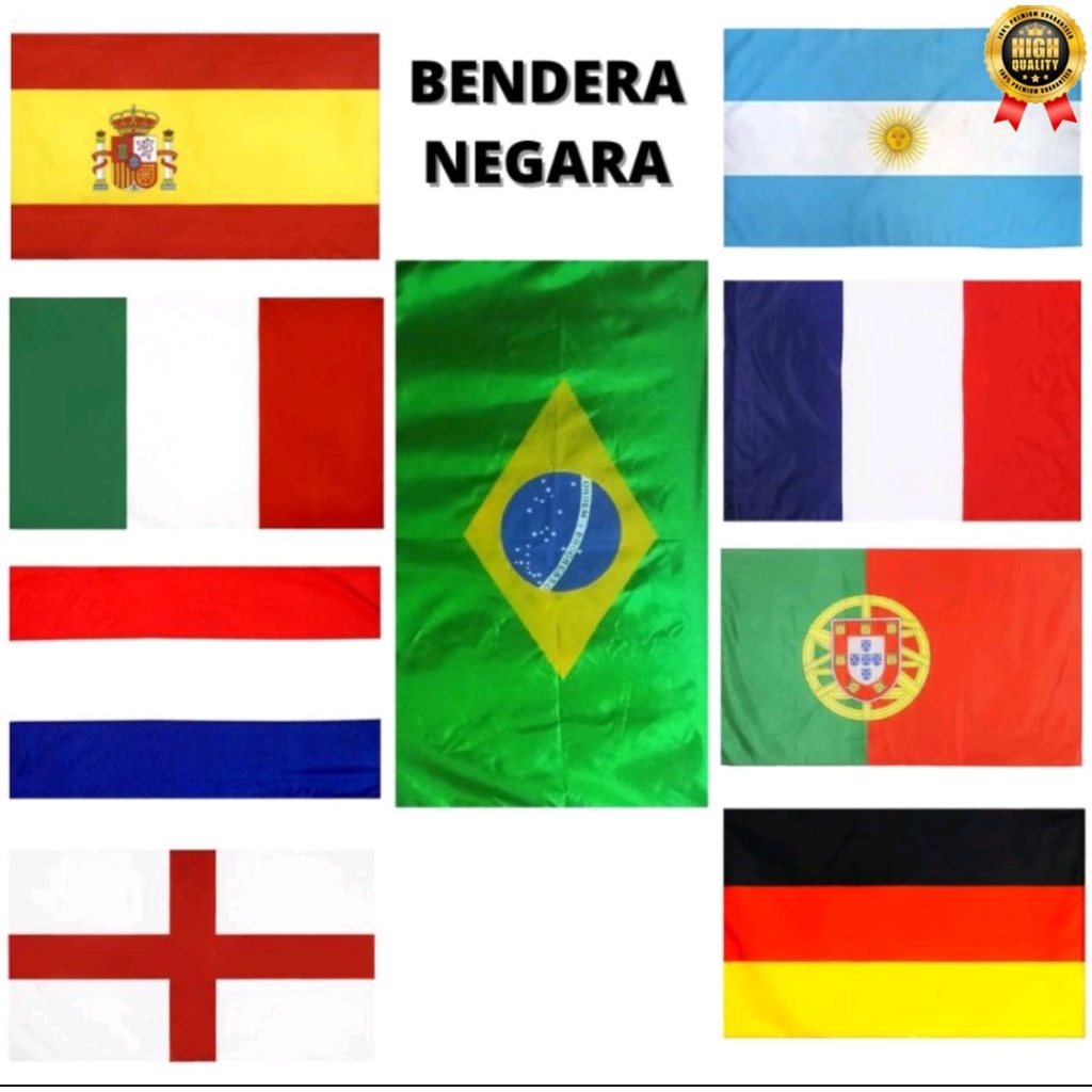 Jual Bendera piala dunia 2022 120x80 | Shopee Indonesia