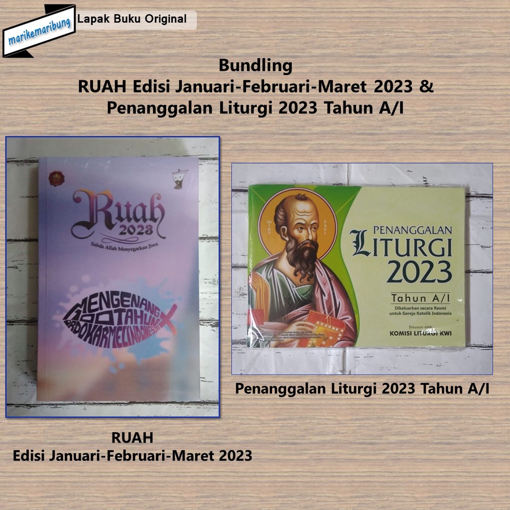 Jual Bundling Buku RUAH Edisi Jan-Feb-Mar 2023 & Penanggalan Liturgi 2023 Tahun A/I | Shopee ...