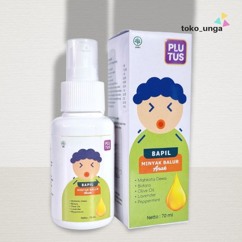 Jual Minyak telon PLUTUS BAPIL(batuk pilek) papermint 70mL Minyak balur ...