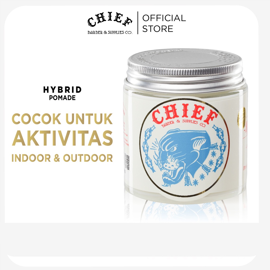 Jual CHIEF PANTHERA HYBRID - Pomade Mix Oil Based & Water Based 3,75oz ...